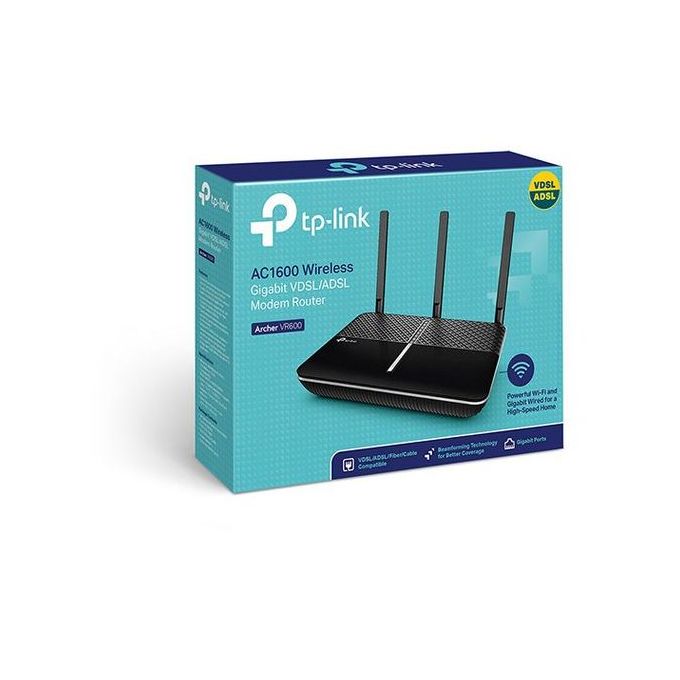 AC1600 Wireless Gigabit VDSL/ADSL Modem Router ( Archer VR600 ) مودم ...